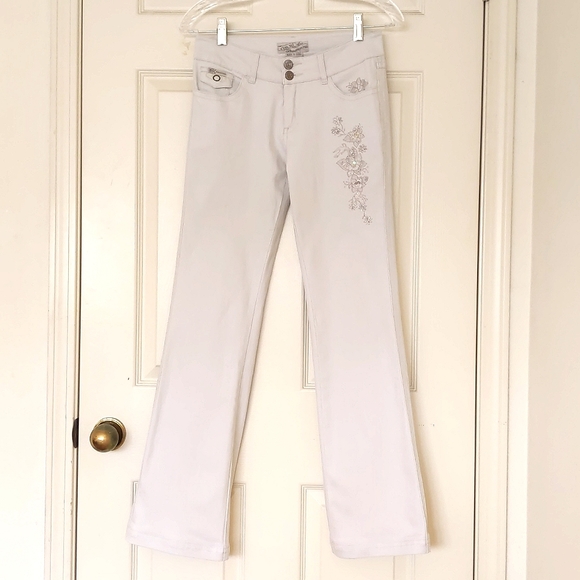 C' est toi | Jeans | Junior Embroidery Cottonstretch Premium Jeans ...